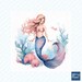 16 Fantasy Mermaid Clipart | JPG Watercolor | Ocean Art for ...