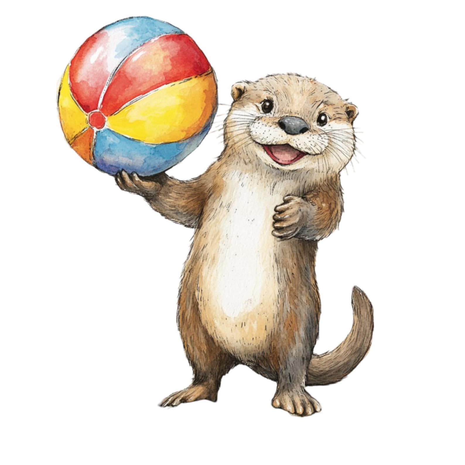 Beach Otter Clipart Set: Summer Fun Pngs for Crafts (23 Pngs) - Etsy