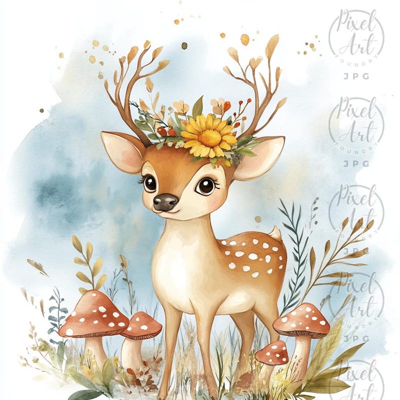 Forest Friends Art - Etsy