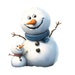 Charming Snowman Clipart Set, 22 Pngs, Winter Holiday Snowmen With ...