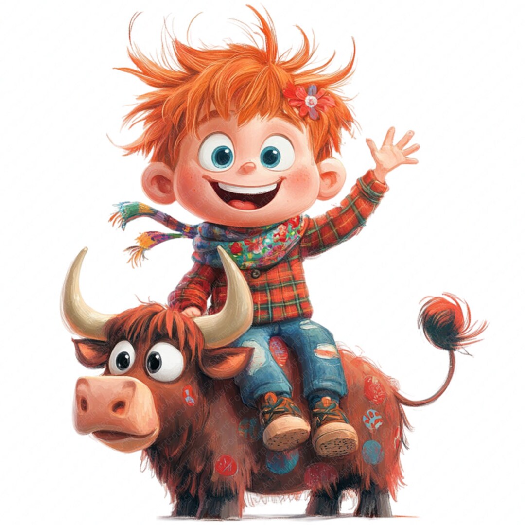 Scottish Lad Clipart: Highland Boy PNG Set for Crafts (digital Download ...