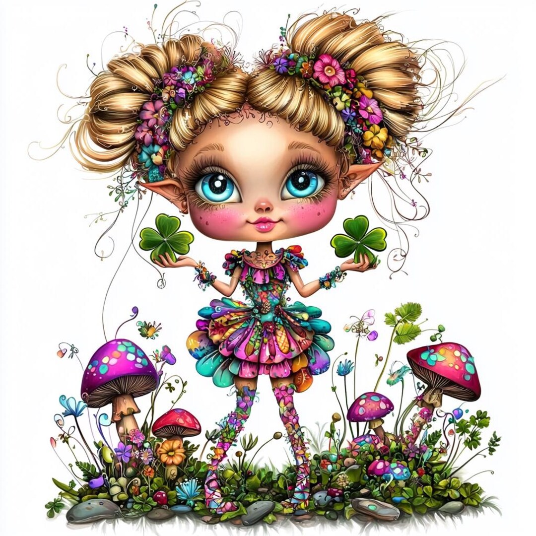 Steampunk Forest Sprite Clipart Magical Fairy Illustrations 15 JPG ...