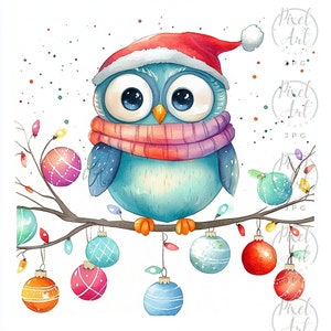 Boho Woodland Winter Animal Clipart Cozy Forest Animals Winter ...