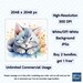 16 Kitten Clipart | Cute Watercolor Kitty Cat Jpgs | Digital Art for ...