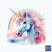 16 Magical Unicorn Clipart Watercolor JPG Whimsical Art for ...