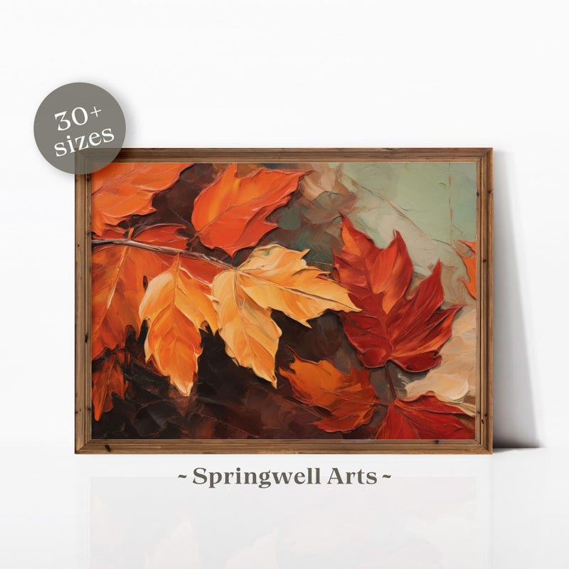 Autumn Foliage Art - Etsy