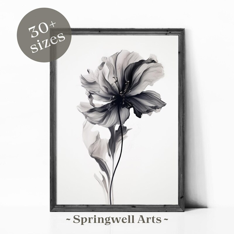 Monochrome Print - Etsy UK