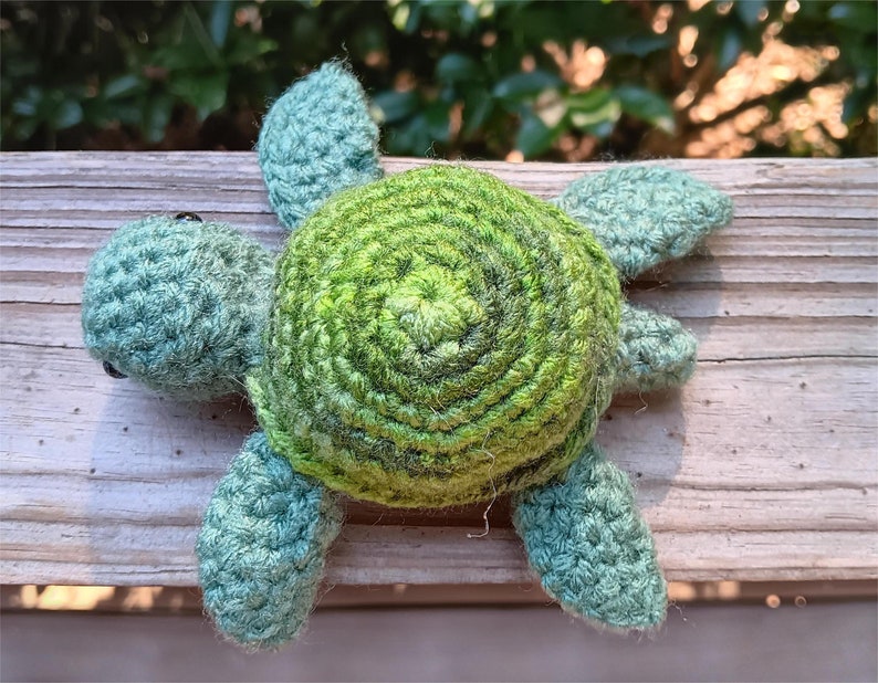 Small Crochet Turtle Handmade Amigurumi - Etsy