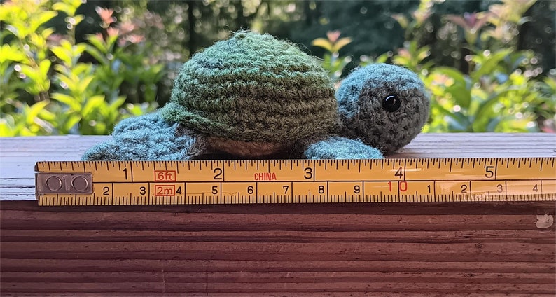 Small Crochet Turtle Handmade Amigurumi - Etsy