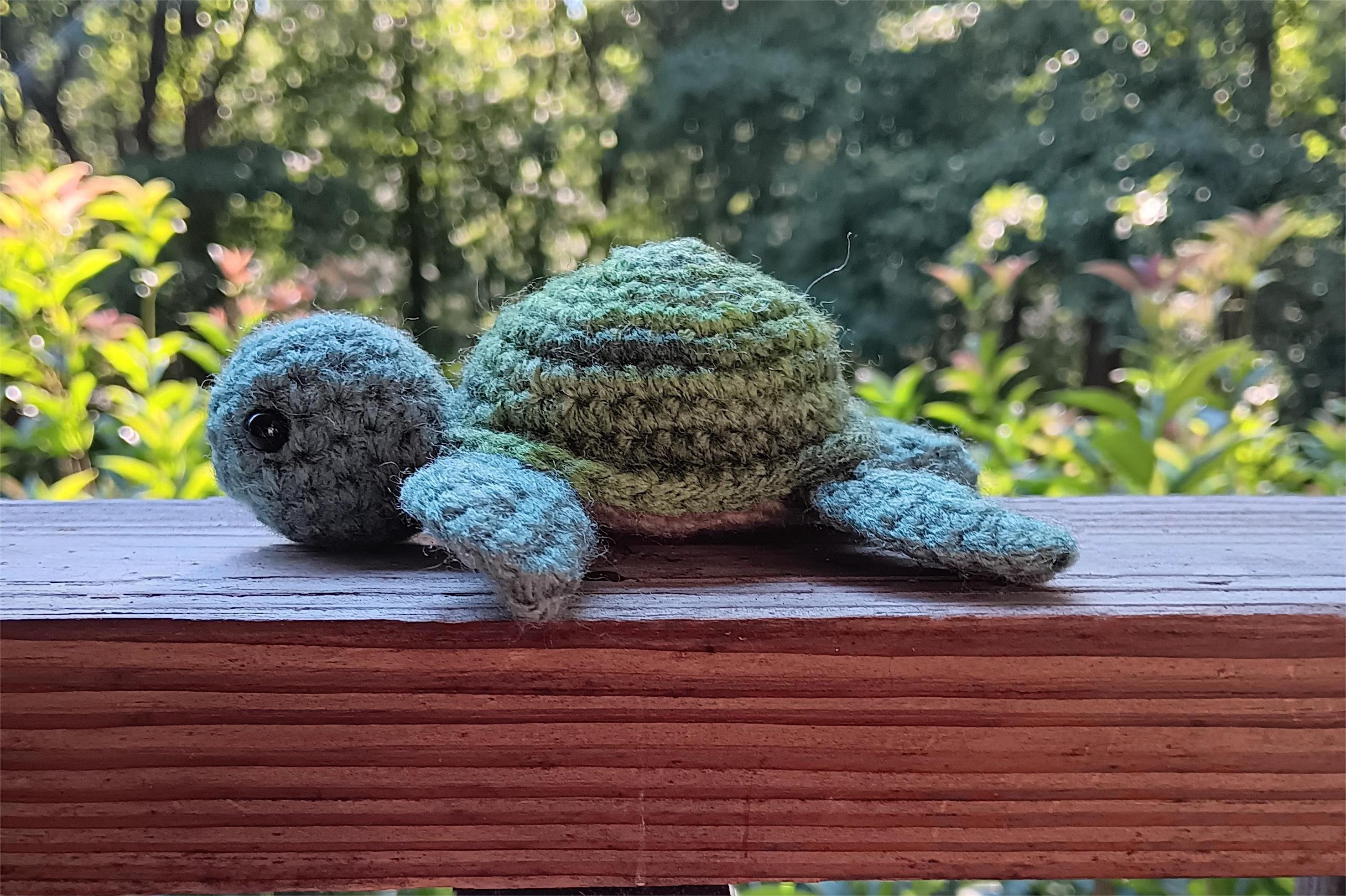 Small Crochet Turtle Handmade Amigurumi - Etsy
