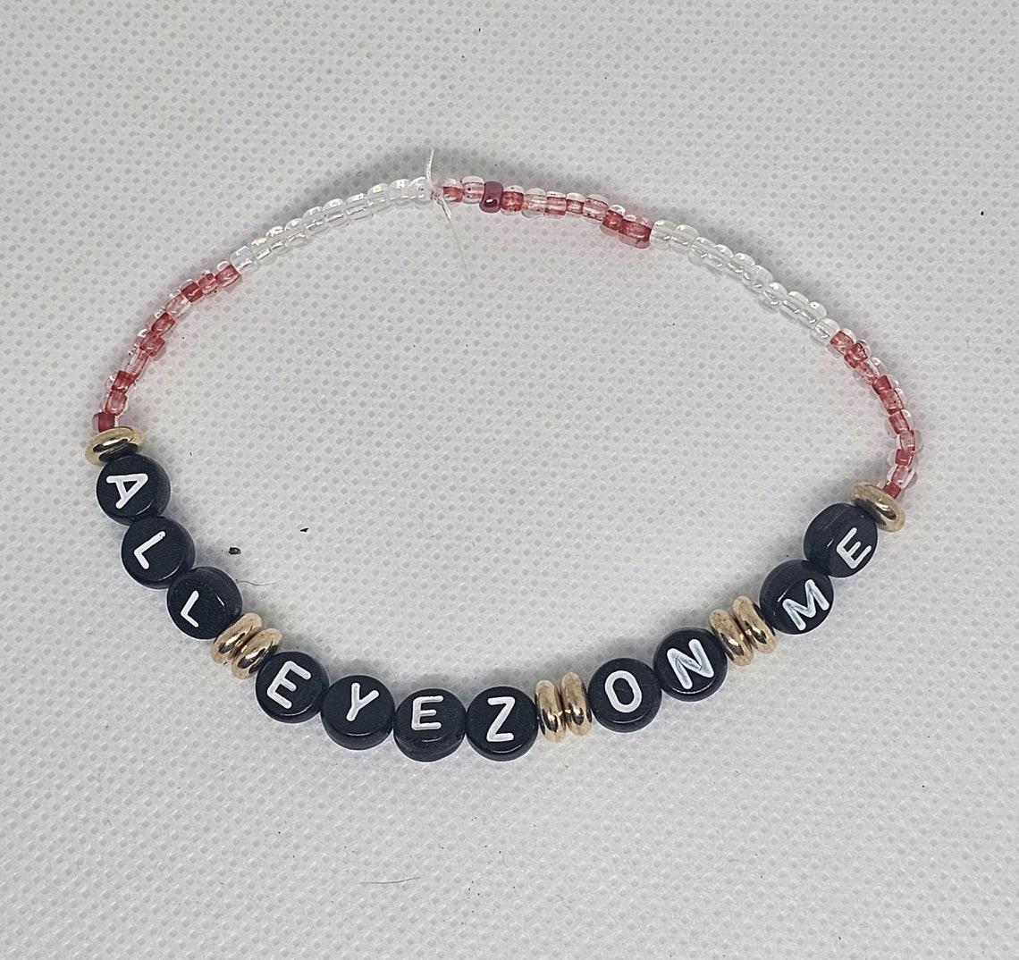 2pac All Eyez on Me Friendship Bracelet - Etsy