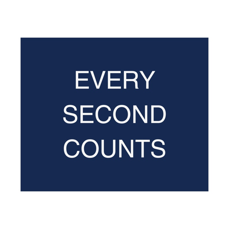 Every Second Counts Poster From the Bear on FX - Etsy