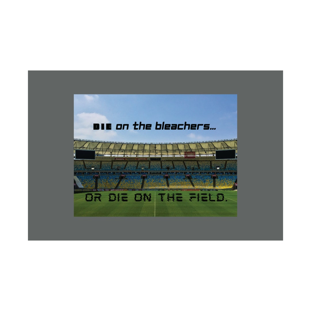 Bleachers or Field Poster for Decisive Action and Sports Motivation - Etsy