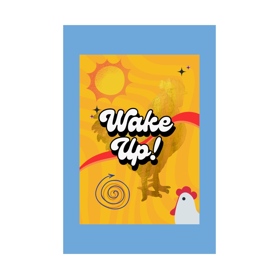 Wake Up! Poster for Self-awareness and Growth - Etsy