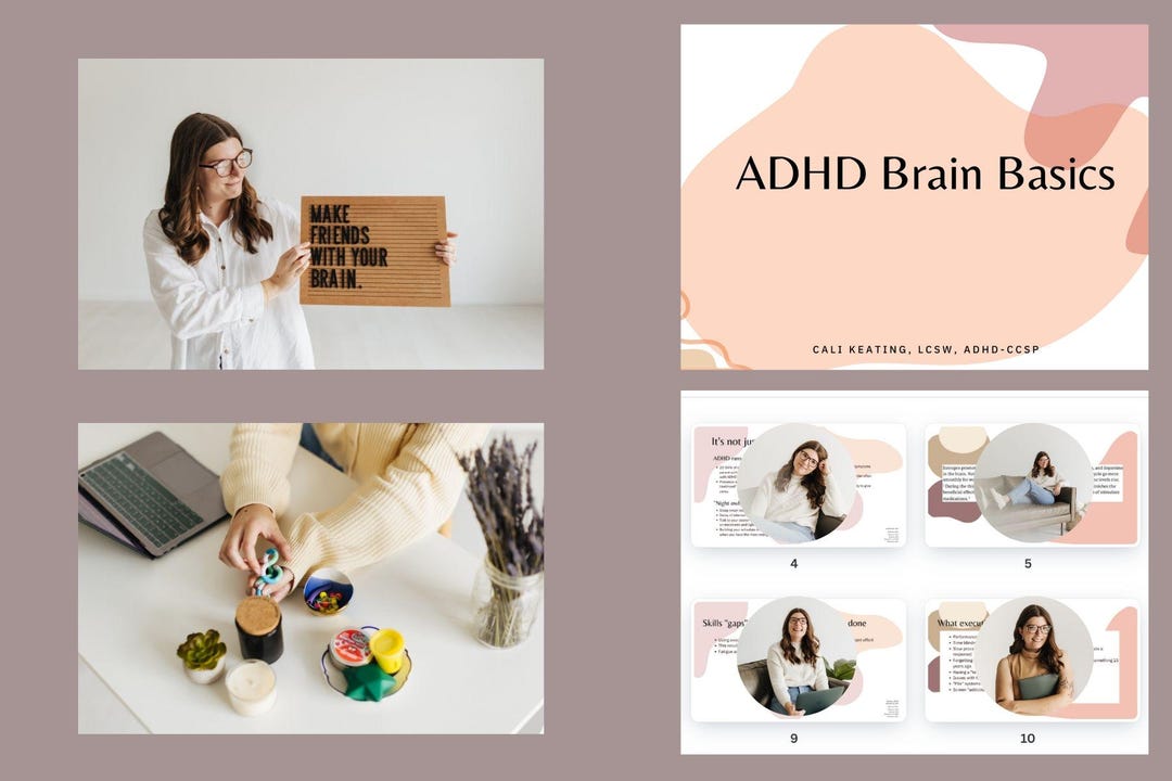 Adult ADHD Brain Basics Slide Deck - Etsy