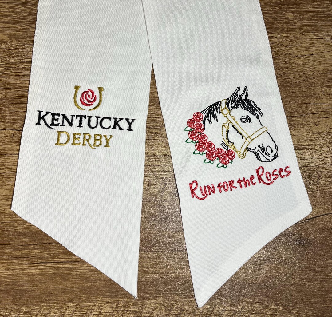 SHIPS WEDNESDAY! Kentucky Derby Door Sash | Horse Racing Door Decor ...
