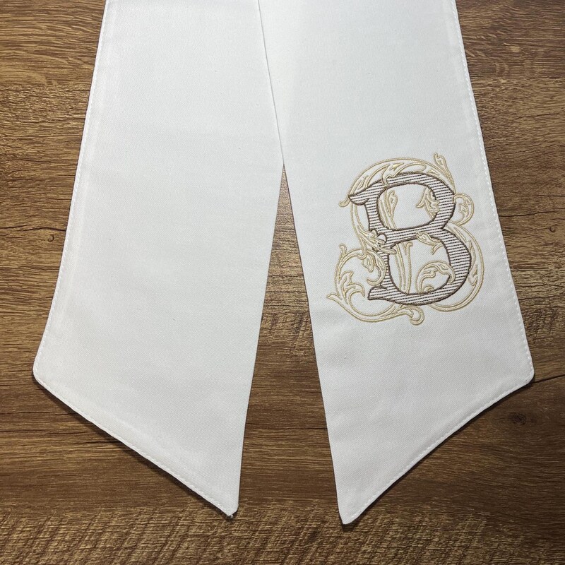 Embroidered Sash - Etsy