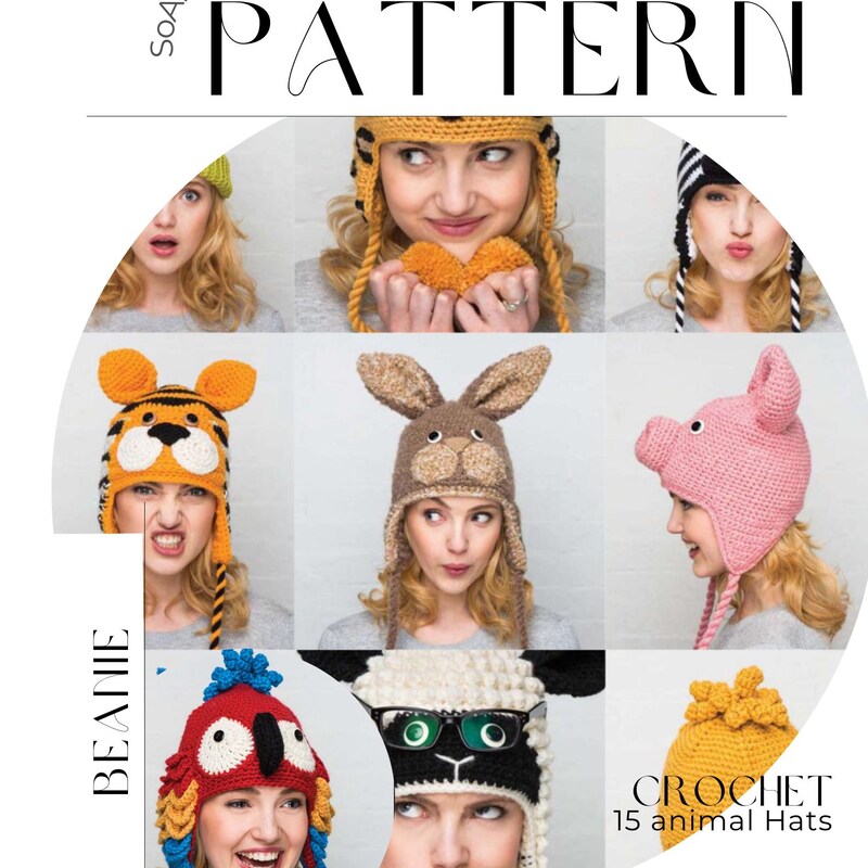 Animal Hats - Etsy