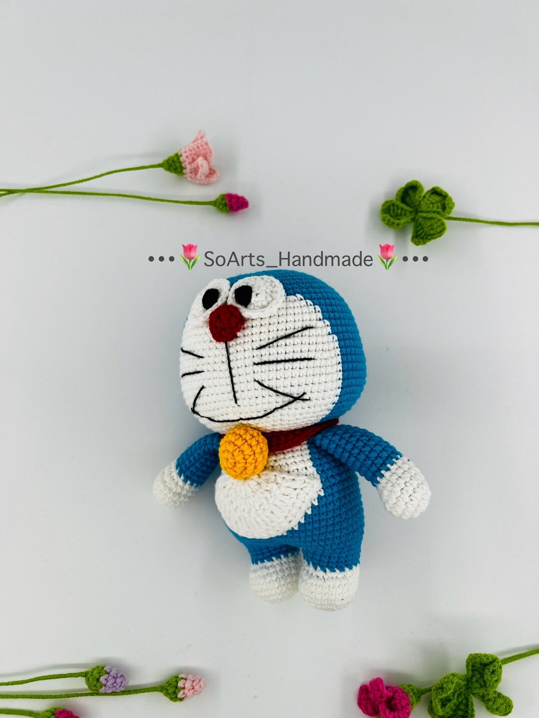 Doraemon Crochet, Doraemon Handmade,amigurumi,stuffed Animal,kid Toy ...