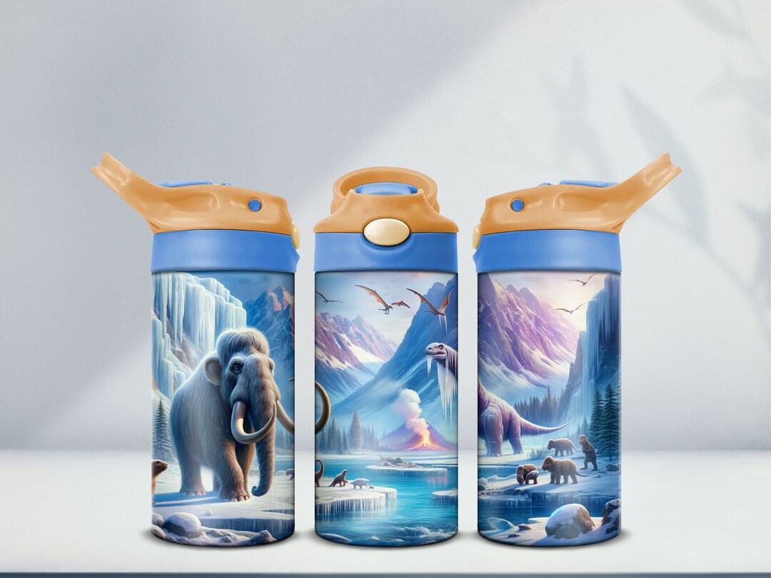 Ice Age 12oz Kids Flip Top Sippy Cup Tumbler Wrap, 12oz Straight ...