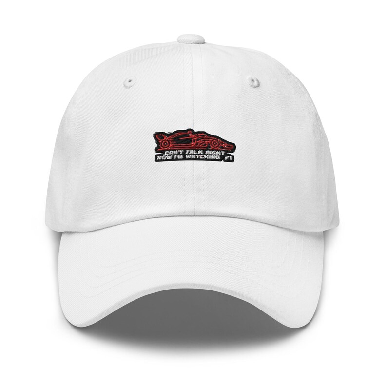 Formula 1 Dad Hat – "can't Talk, Watching F1" Embroidered Cap - Etsy