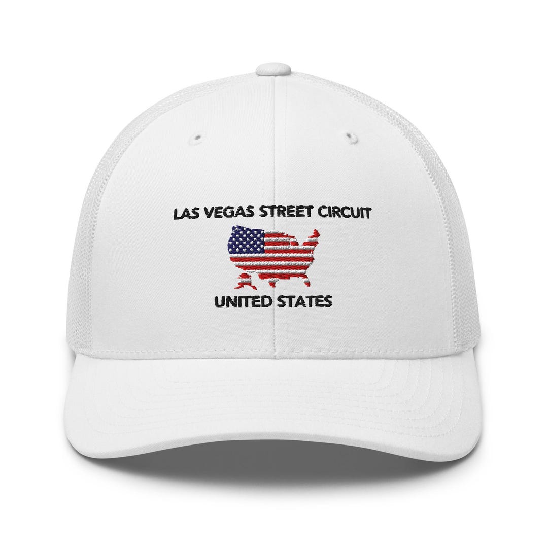 Las Vegas F1 Street Circuit Racing Snapback Hat Las Vegas Grand Prix ...