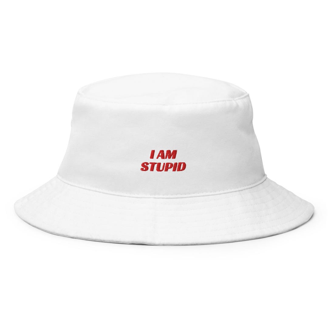 Leclerc 'I Am Stupid' Formula 1 Bucket Hat Unique Formula 1 Hats ...