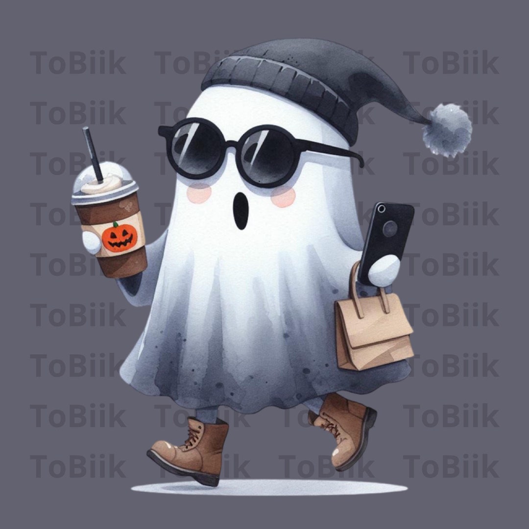 Cute Ghost Png, Sticker Png, Halloween, Decal, Ghost, Ghost Spark Plug ...