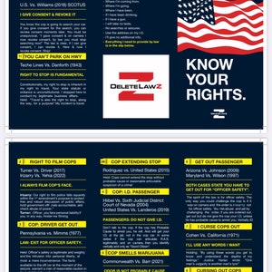 Trifold / Cop Card Bundle (digital) Print at Home - Etsy