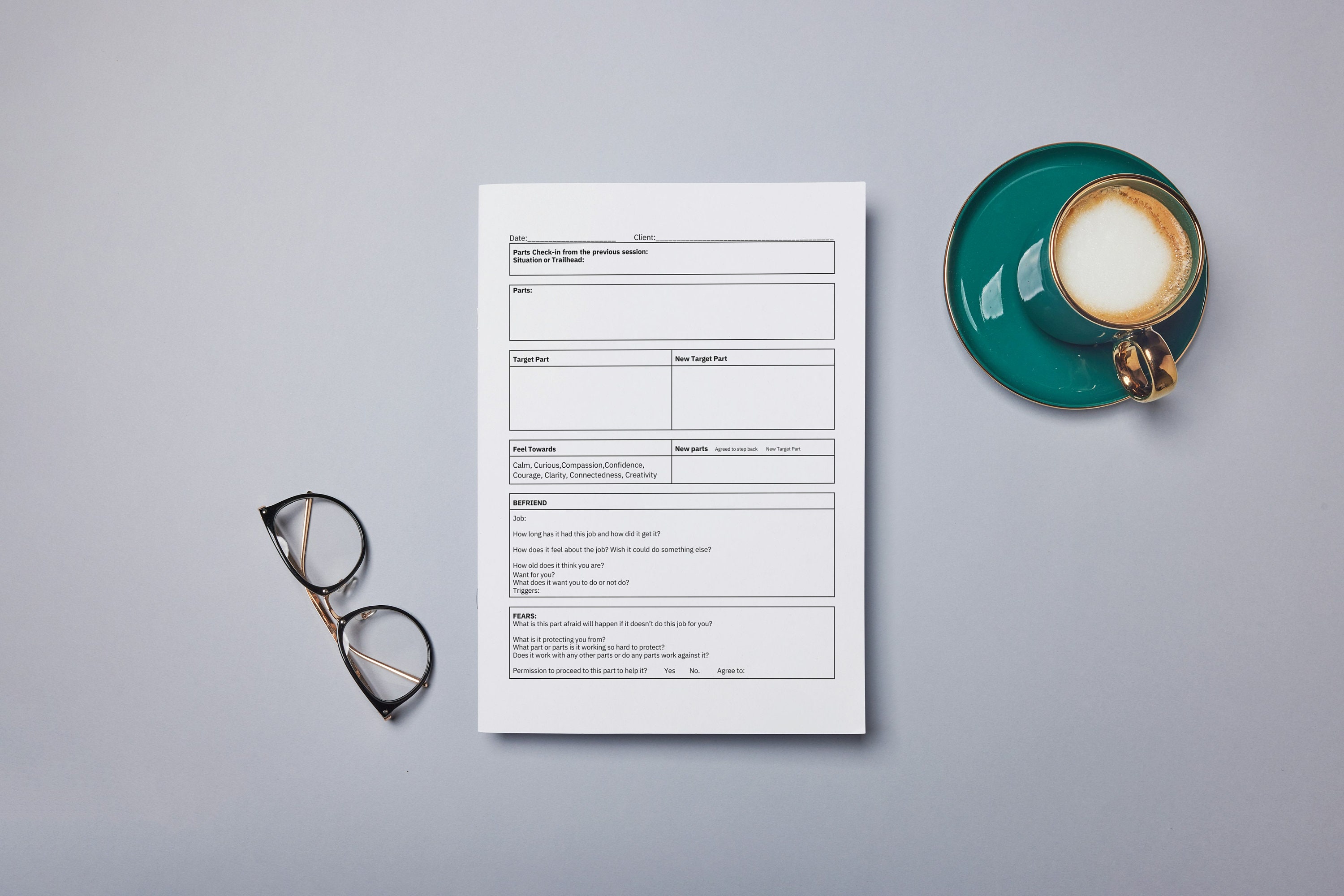 Internal Family Systems (IFS) Note Template for Therapists, Tools for ...