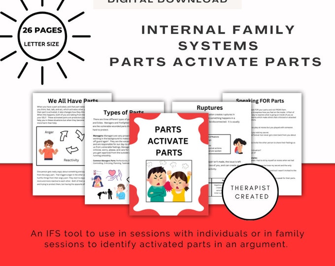 Internal Family Systems (IFS) Note Template for Therapists, Tools for ...