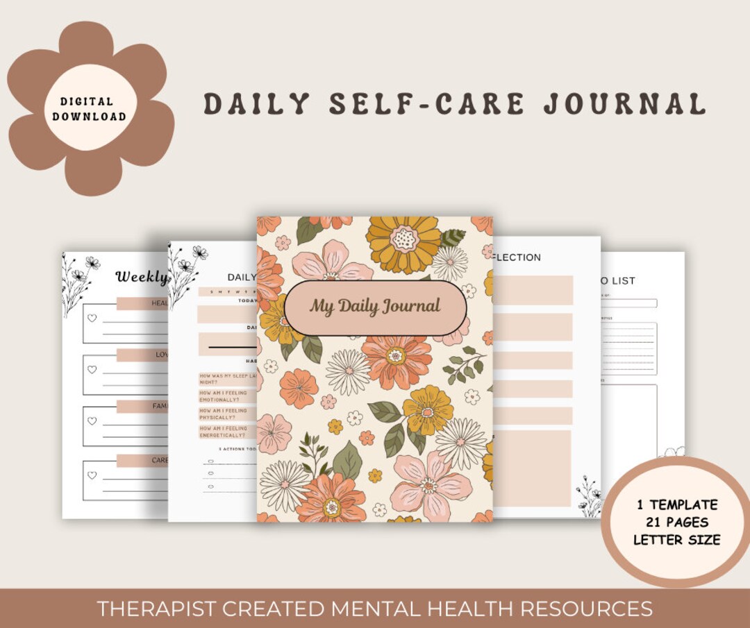 Mental Health and Wellness Journal: Gratitude, Mindfulness, Positive ...