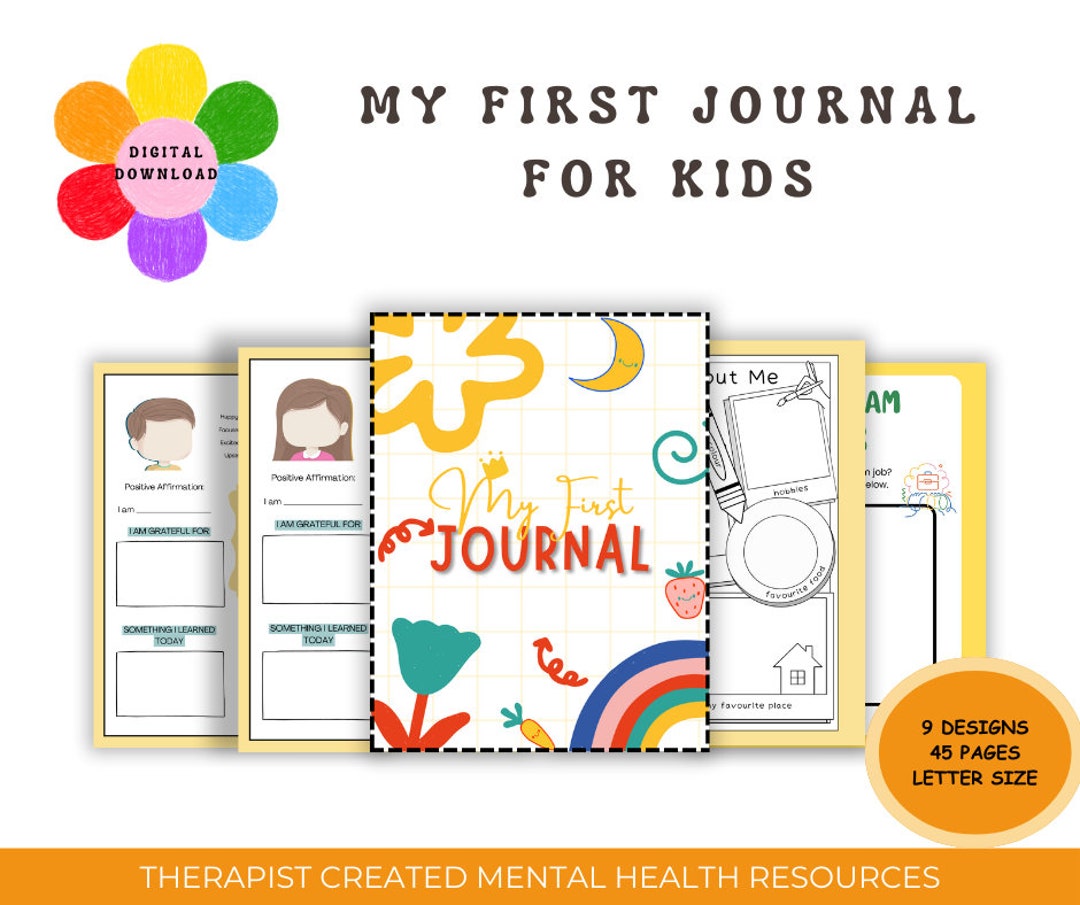 Kids Printable Journal for Emotional Regulation & Art Therapy, Anger ...