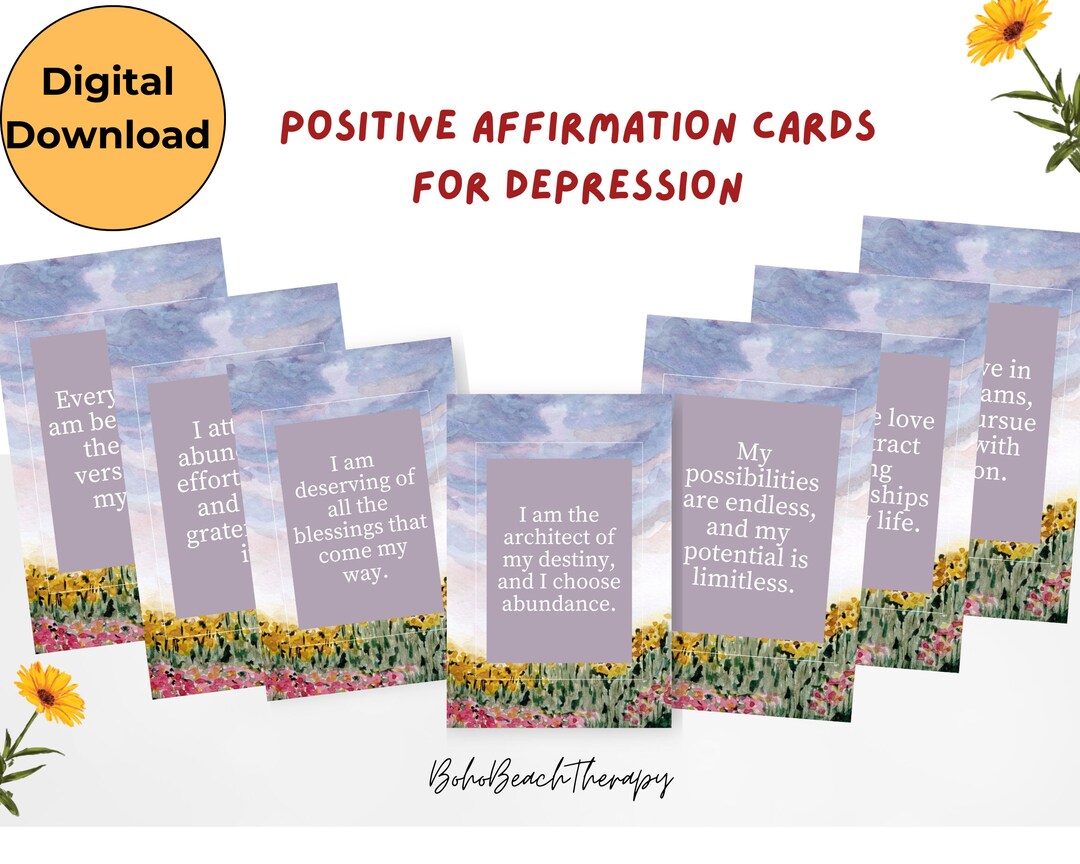 Positive Affirmation Cards for Manifestation, Affirmation Flash Cards ...