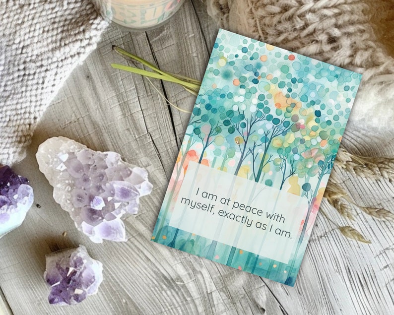 Printable Positive Affirmation Cards for Inner Peace and Tranquility ...