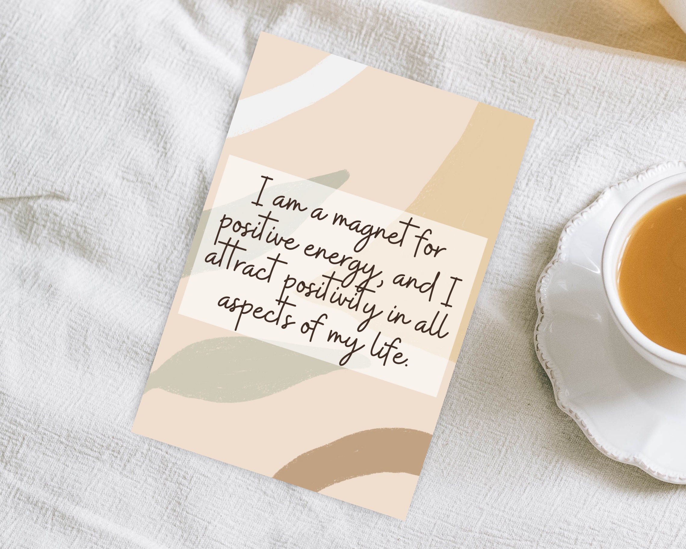 Affirmation Cards for Positive Thinking and Optimism, Self Care Cards ...
