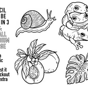 Pre-made Stencils, Ready to Use, Pre Printed, Handpoke Tattoo or ...