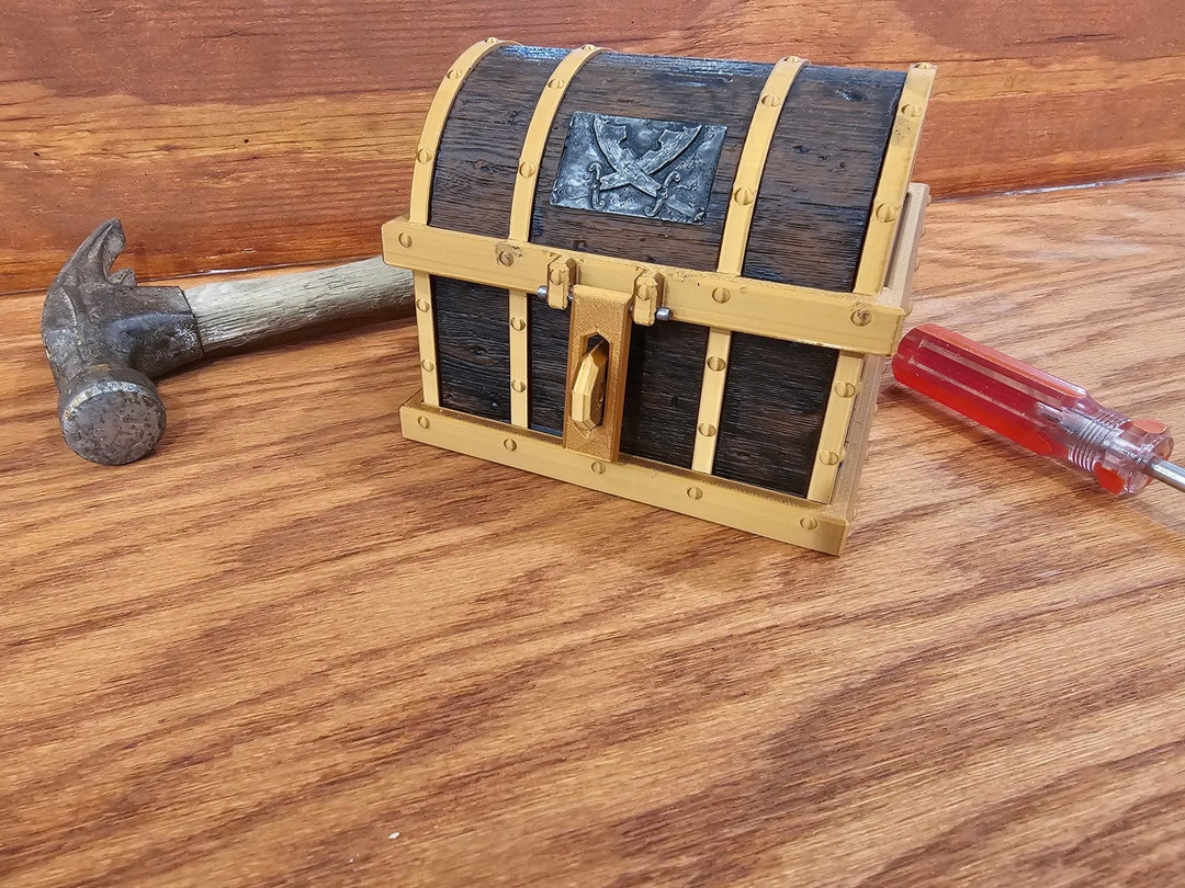 3D Printed Treasure Chest - Etsy