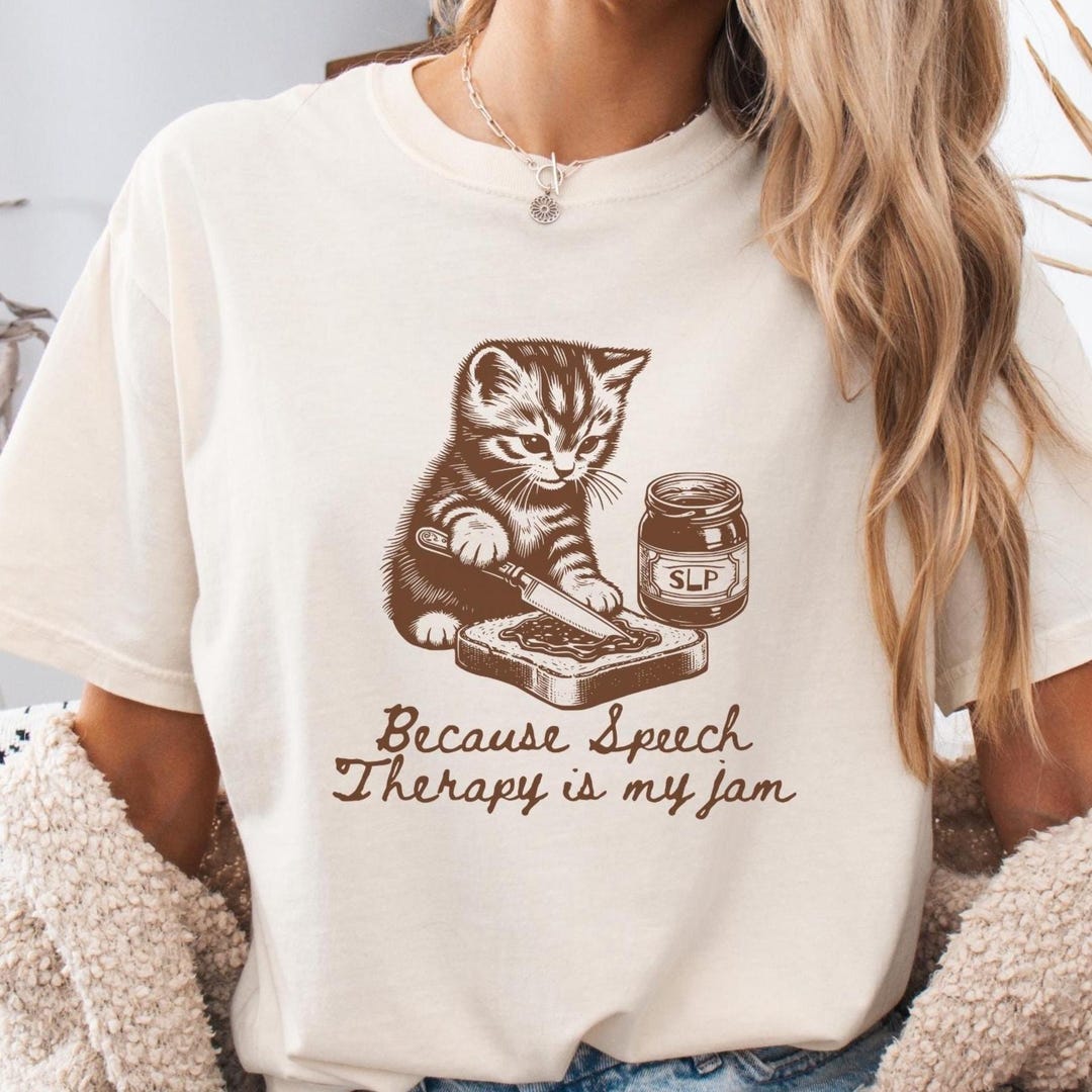 Retro Speech Therapy Shirt, SLP Comfort Colors Shirt, Gift for Speech ...