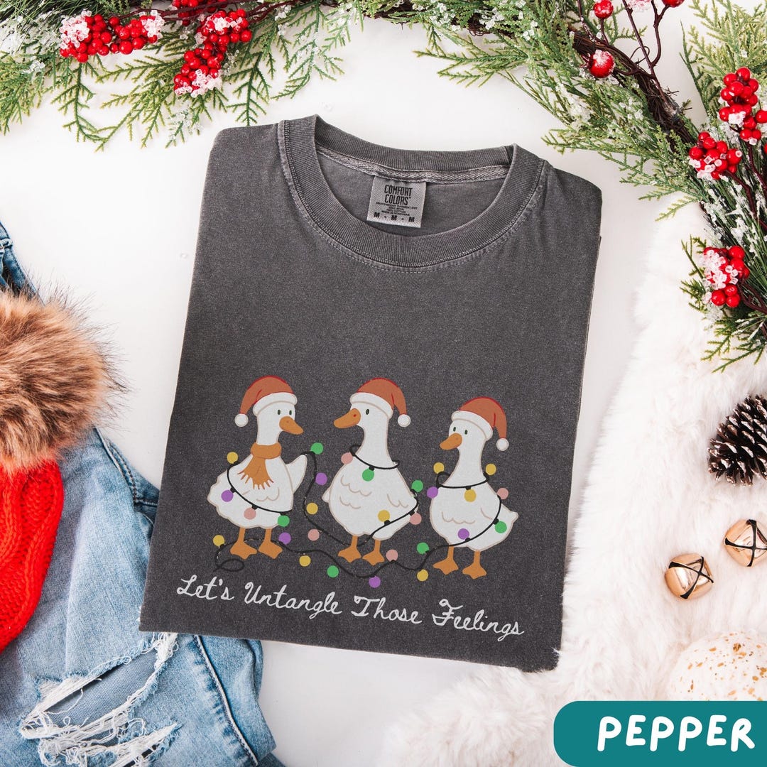 Silly Goose Untangle Feelings T-shirt, School Counselor Christmas Shirt ...