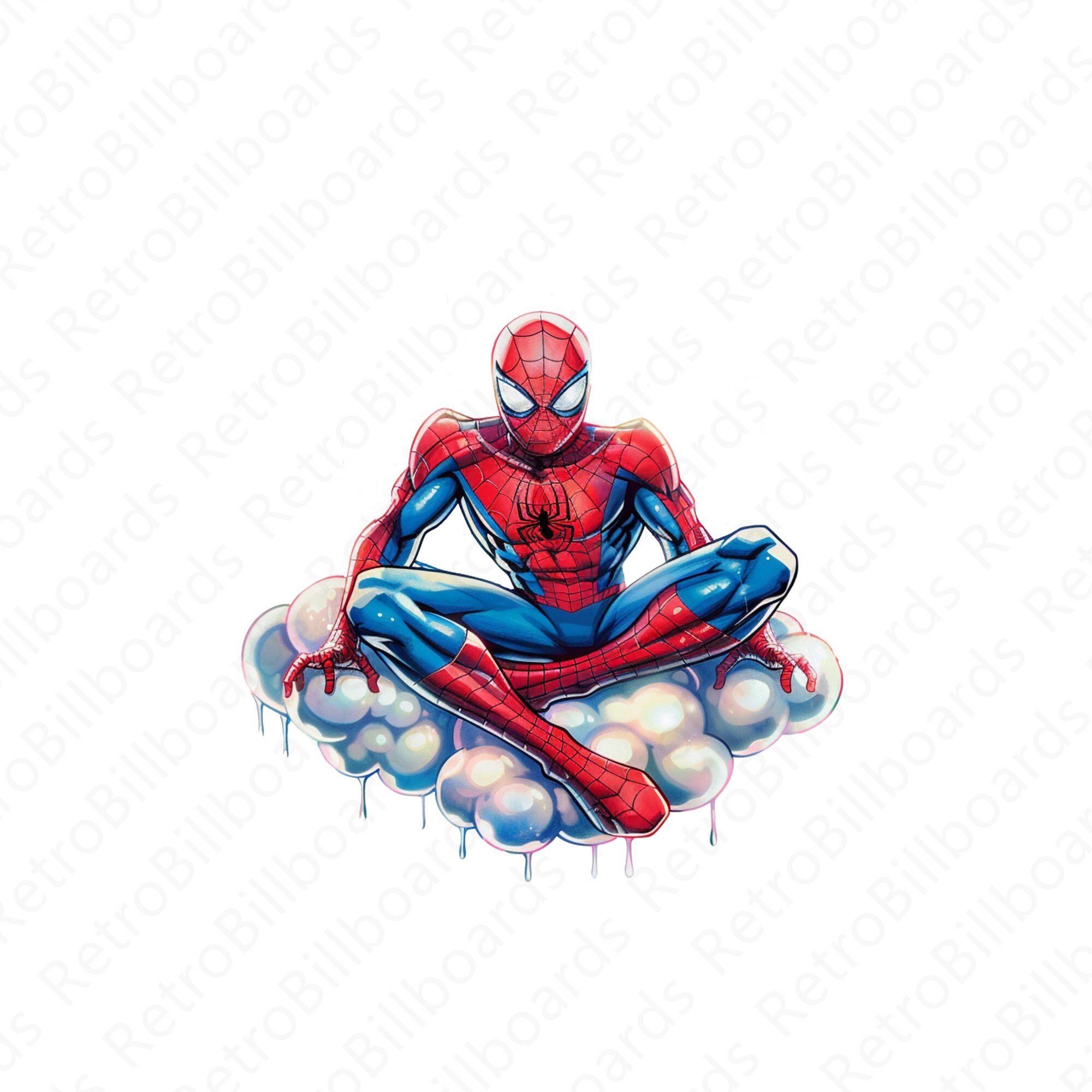 Spider-man PNG, Spider-man Watercolor Design, Spider-man T-shirt Design ...