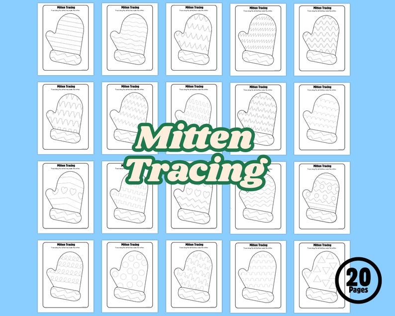 The Mitten and the Hat: Preschool Books Printable Unit - Etsy
