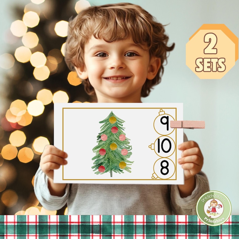 Count and Clip Cards - Etsy