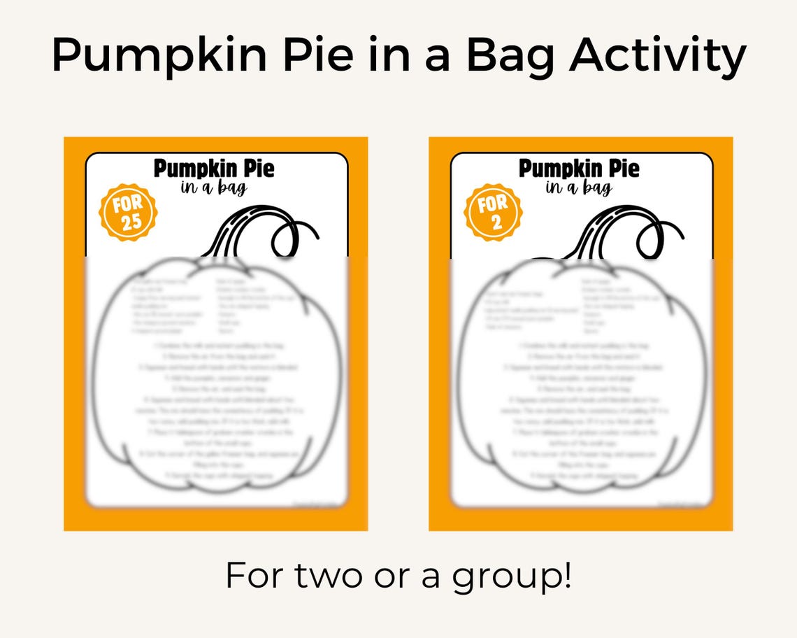 Pumpkin Pie Theme Bundle; Thanksgiving Learning Games for Preschool and ...