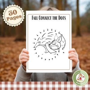 Fall Connect the Dots for Kids; Printable Numbers Worksheets; Classroom ...