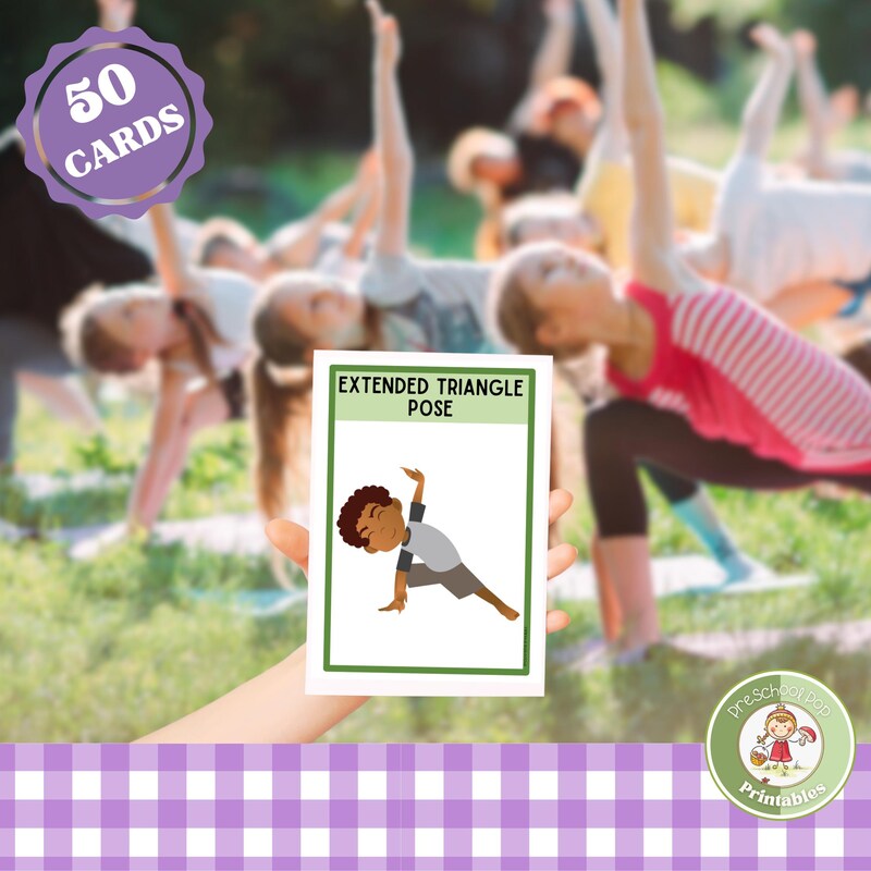 Yoga Cards for Kids - Etsy