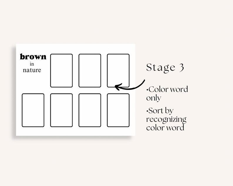 Colors in Nature Learning Activity for Toddlers, Printable Color Sort ...