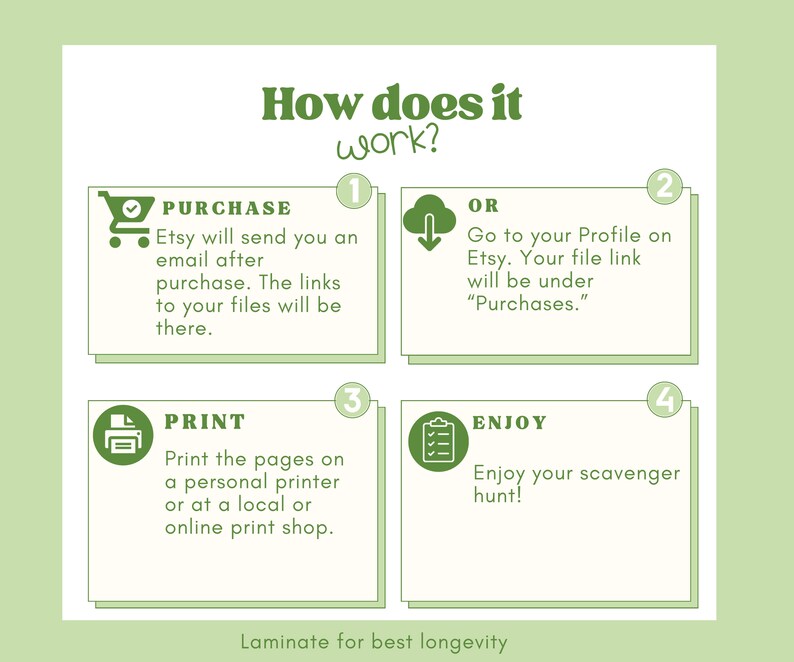 Nature Walk Scavenger Hunts, Printable Montessori Materials, Outdoor ...