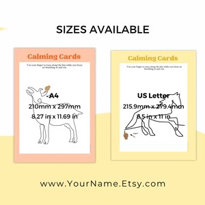 Printable Calming Cards, Mindfulness for Kids, Calm Down Corner ...