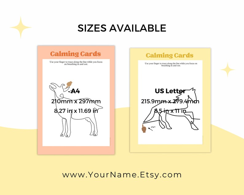 Printable Calming Cards, Mindfulness for Kids, Calm Down Corner ...